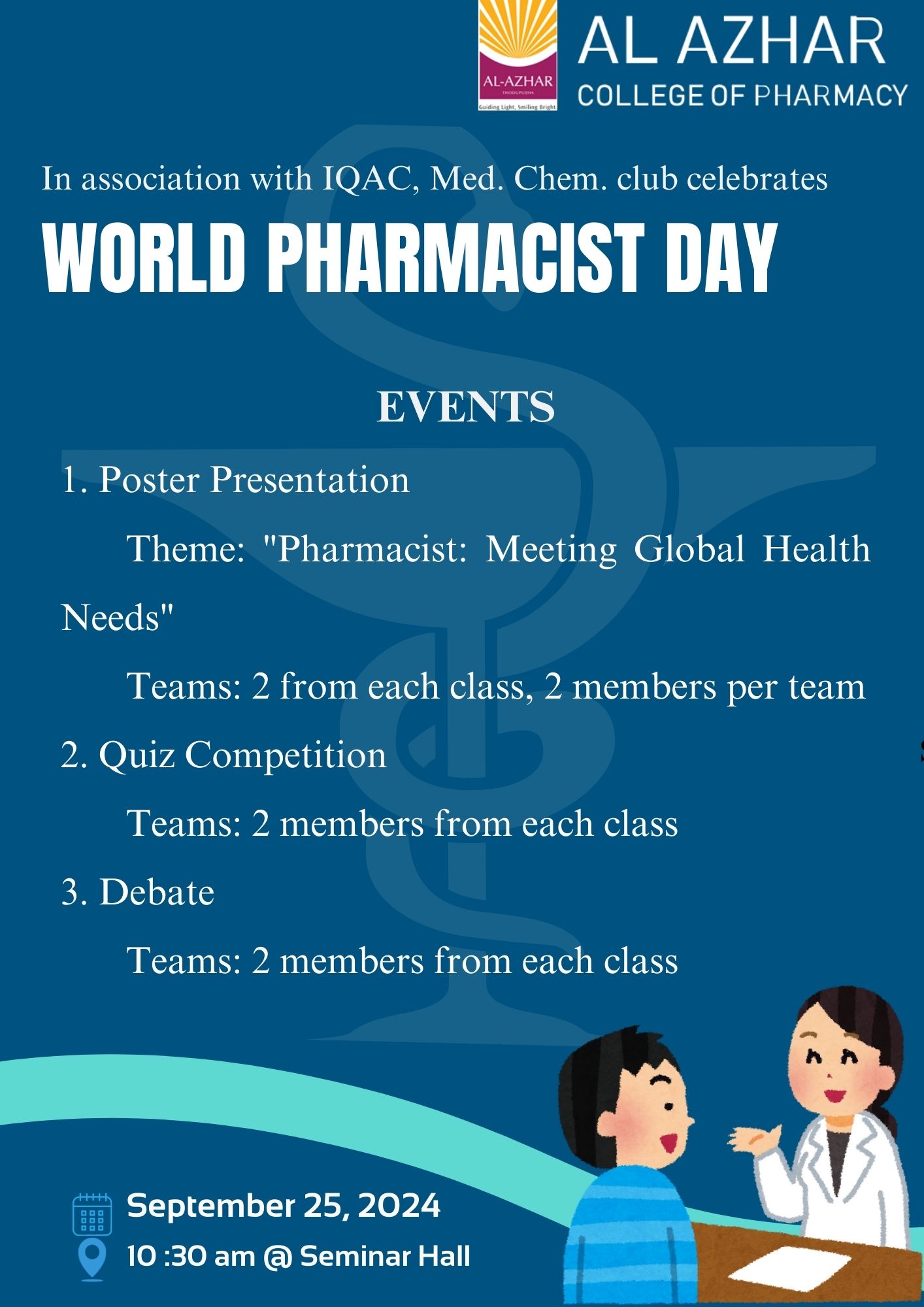 Pharmacist Day 2024 | Al-Azhar College of Pharmacy